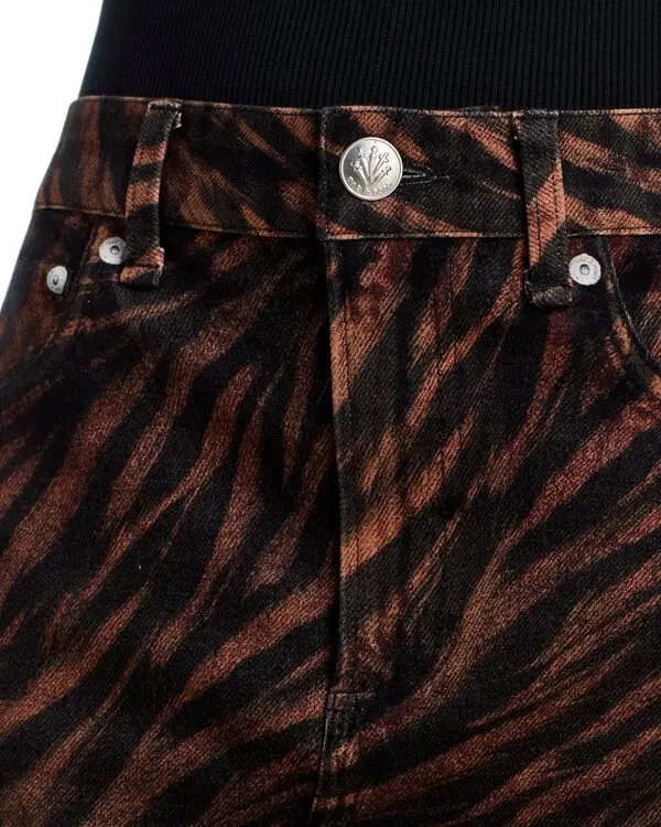 Rag & Bone Miramar Printed Mini Skirt - Zebra
