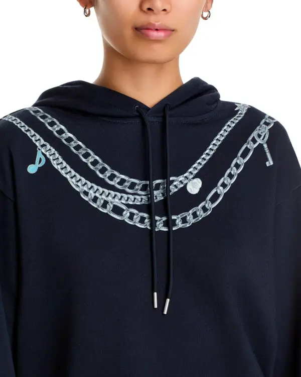 Rag & Bone Miramar Terry Cotton Charms Hoodie