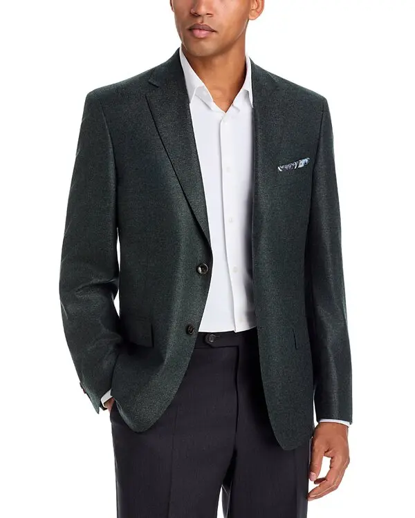 Bloomingdale'S Loro Piana Fabric Wool & Cashmere Twill Regular Fit Sport Coat Exclusive - Sage