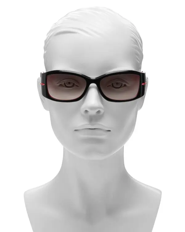 CHRISTIAN LOUBOUTIN Square Gradient Sunglasses, 58mm