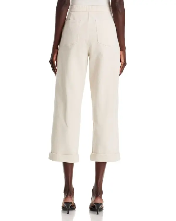 Eileen Fisher Cotton Stretch Corduroy Ankle Straight Pants