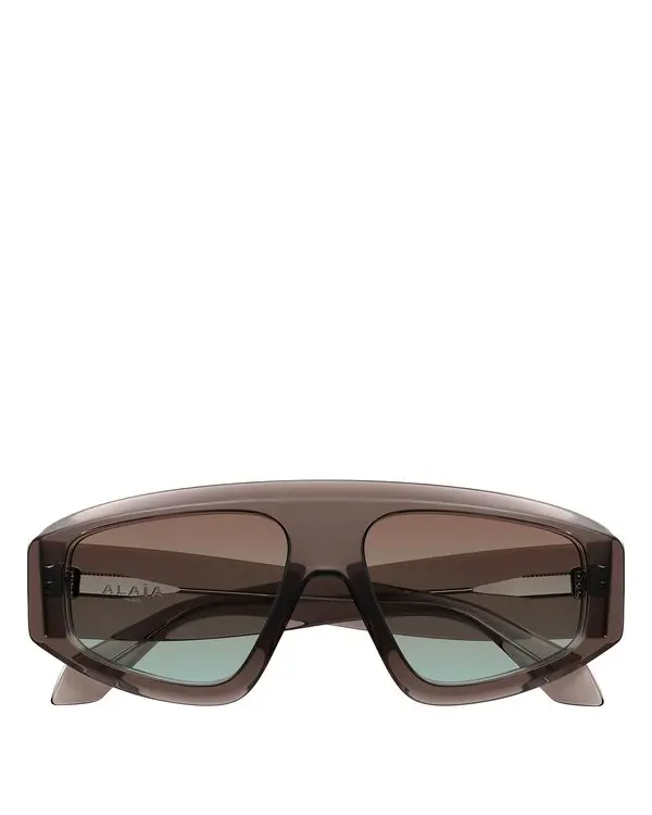 Alaïa Shield Sunglasses, 57mm
