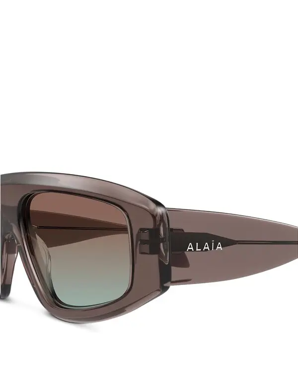 Alaïa Shield Sunglasses, 57mm
