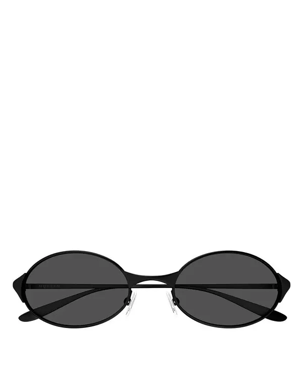 Alexander McQueen Alexander Oval Sunglasses, 55mm
