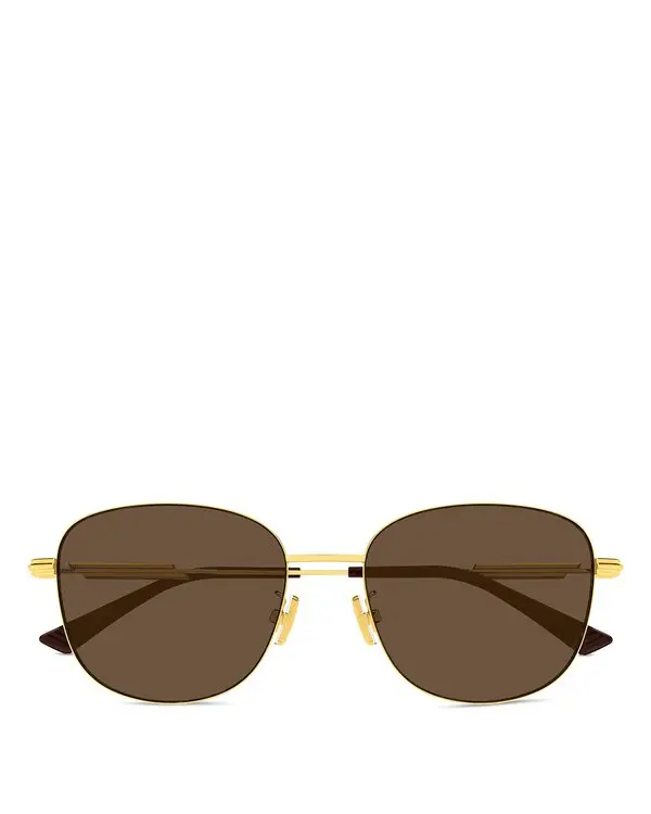 Bottega Veneta Square Sunglasses, 56mm