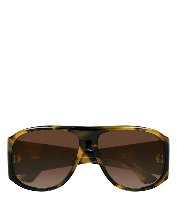 Chloé Izia Pilot Sunglasses, 60mm