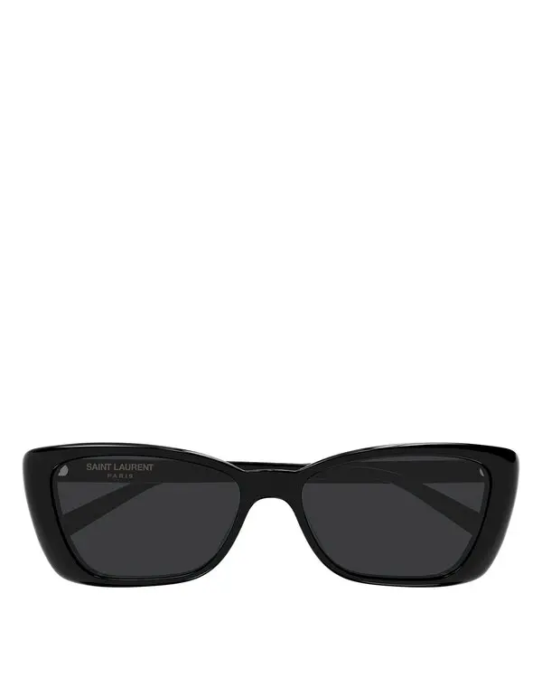 Saint Laurent Rectangular Sunglasses, 54mm
