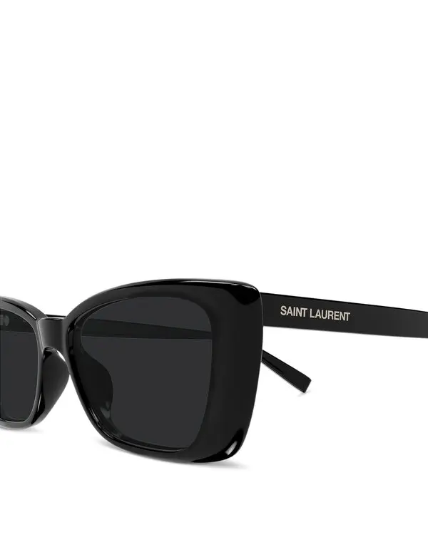 Saint Laurent Rectangular Sunglasses, 54mm