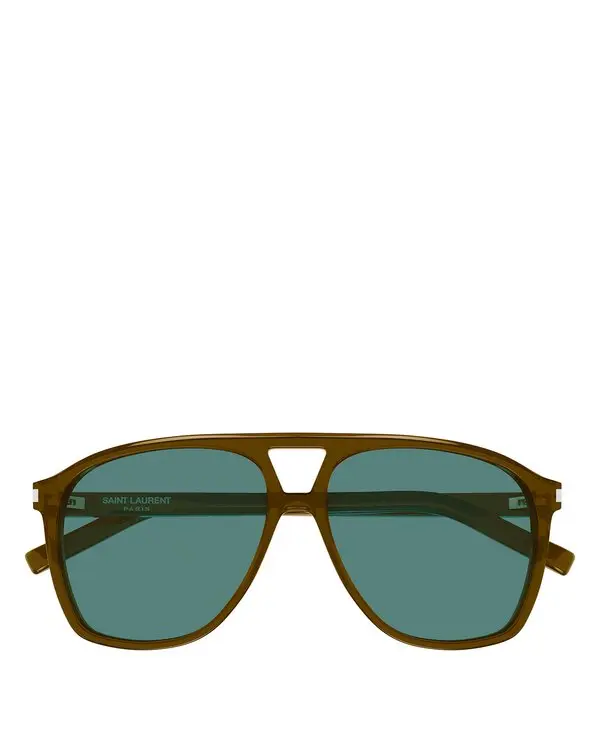 Saint Laurent Dune Pilot Sunglasses, 58mm