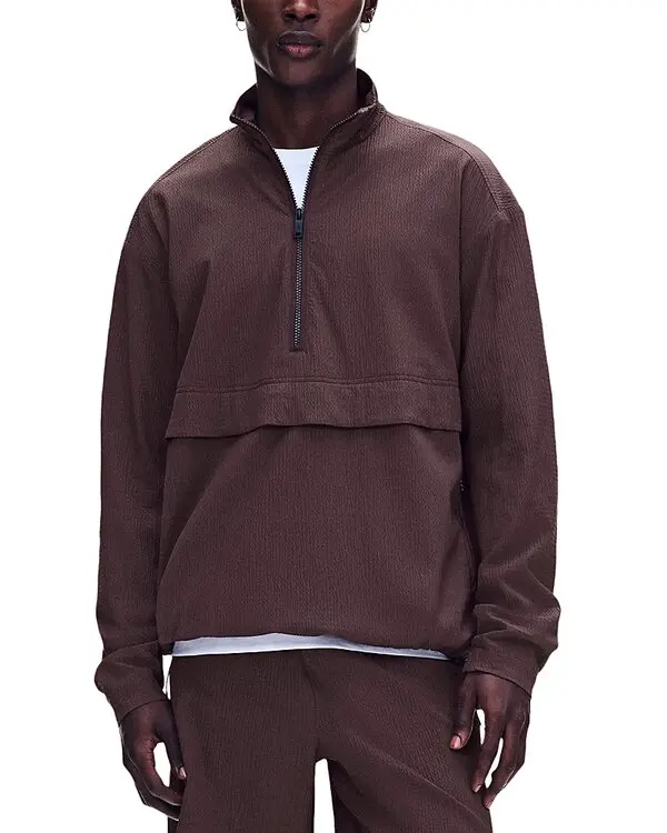 On Courtside Half Zip Eaze Sweatshirt - Mulberry