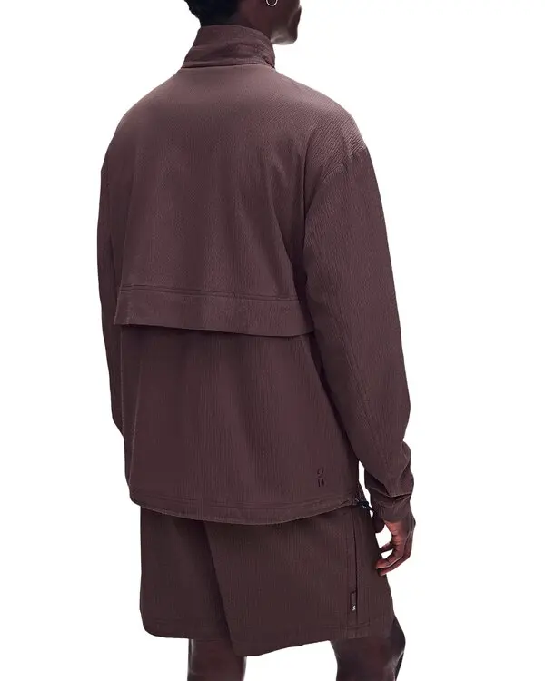 On Courtside Half Zip Eaze Sweatshirt - Mulberry
