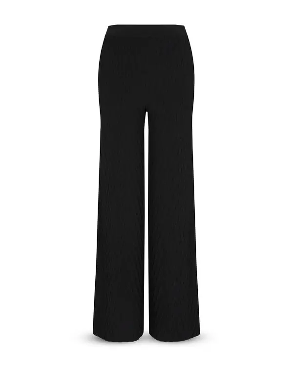 Emporio Armani 3d Knit Jacquard Trousers