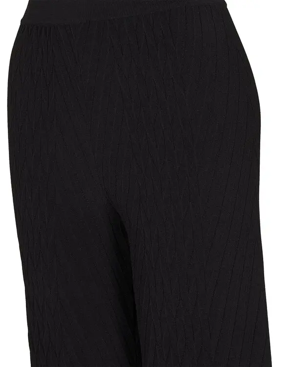 Emporio Armani 3d Knit Jacquard Trousers