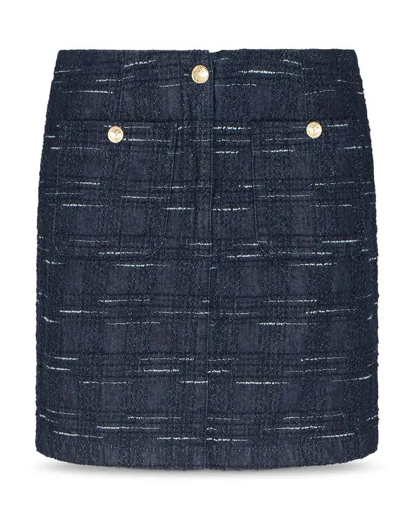 Emporio Armani Check Jacquard Mini Skirt