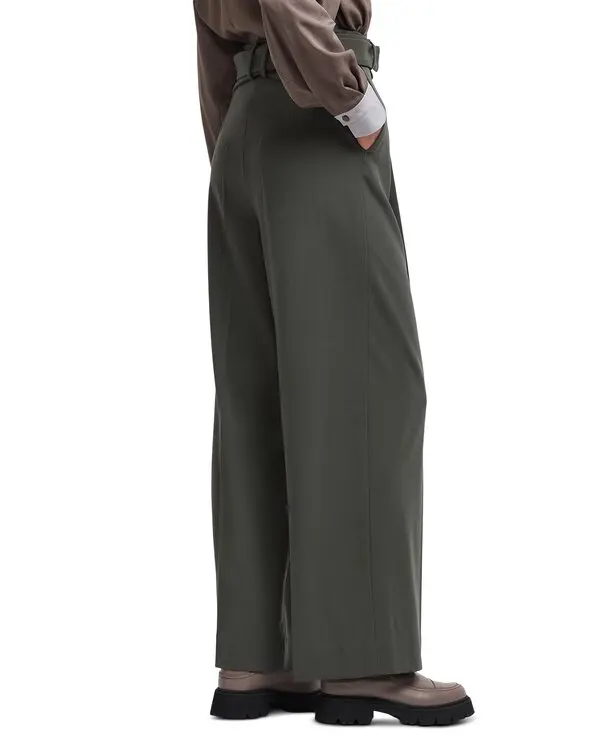Emporio Armani Barathea Belted Trousers