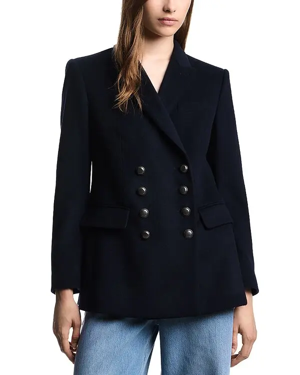 Emporio Armani Wool And Cashmere Blazer Jacket
