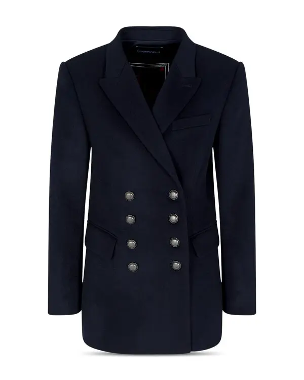 Emporio Armani Wool And Cashmere Blazer Jacket