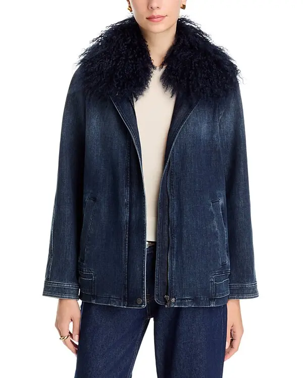 Kobi Halperin Members Faux Fur Trim Jacket