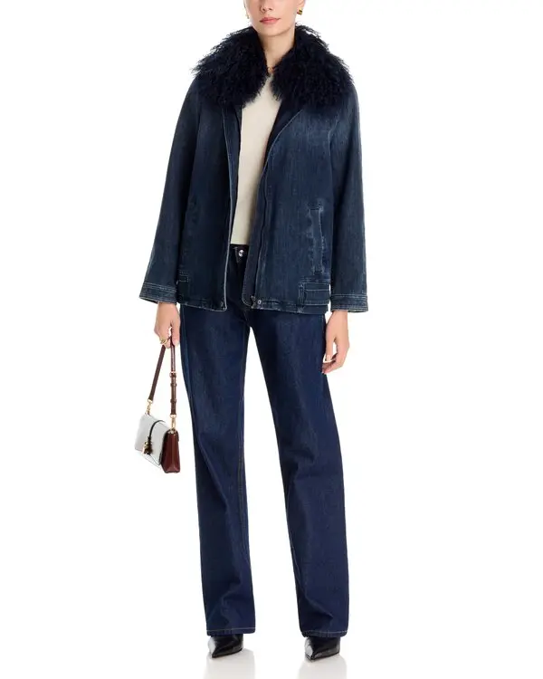 Kobi Halperin Members Faux Fur Trim Jacket