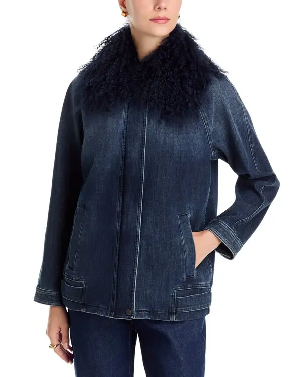 Kobi Halperin Members Faux Fur Trim Jacket