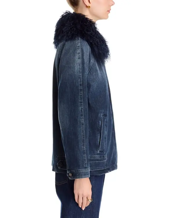 Kobi Halperin Members Faux Fur Trim Jacket