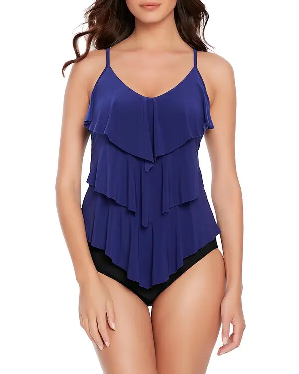 Magicsuit Solid Rita Tankini Top - Ultramarine