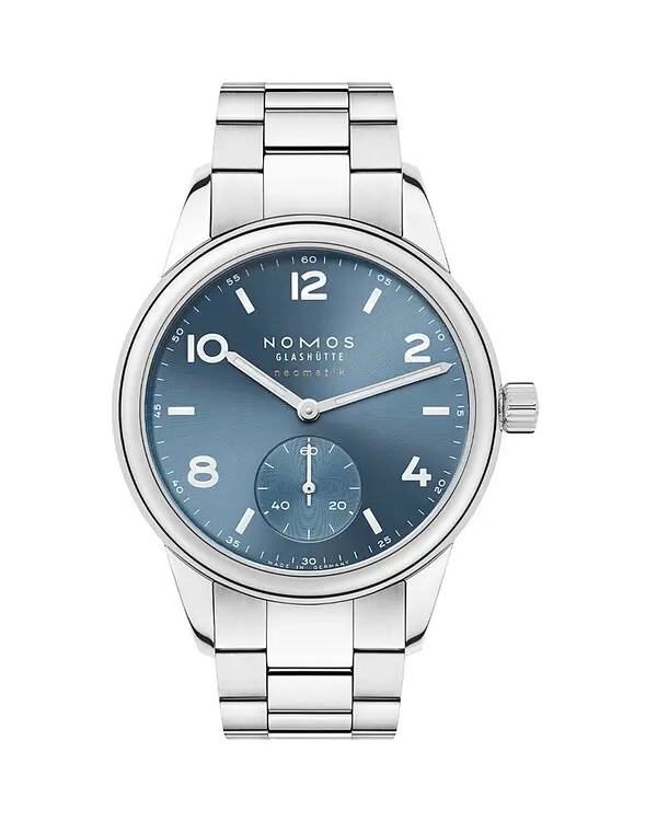 NOMOS GLASHUTTE Club Sport Neomatik Polar Watch, 37mm - Blue