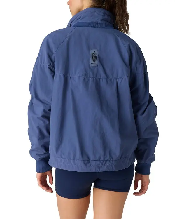Free People Field Tripper Mock Neck Pullover Jacket