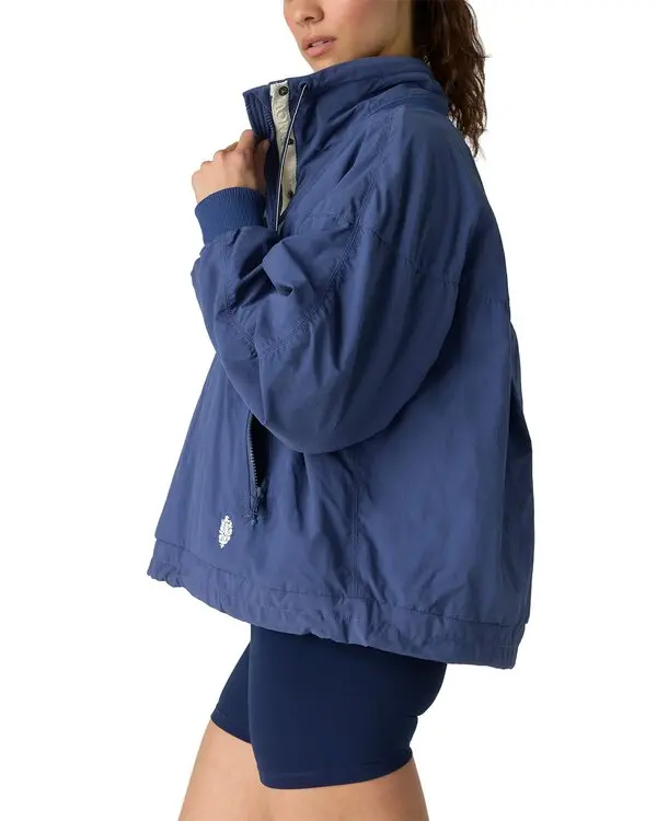 Free People Field Tripper Mock Neck Pullover Jacket