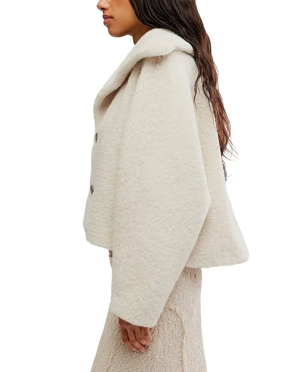 Free People Softest Touch Teddy Jacket - Tea