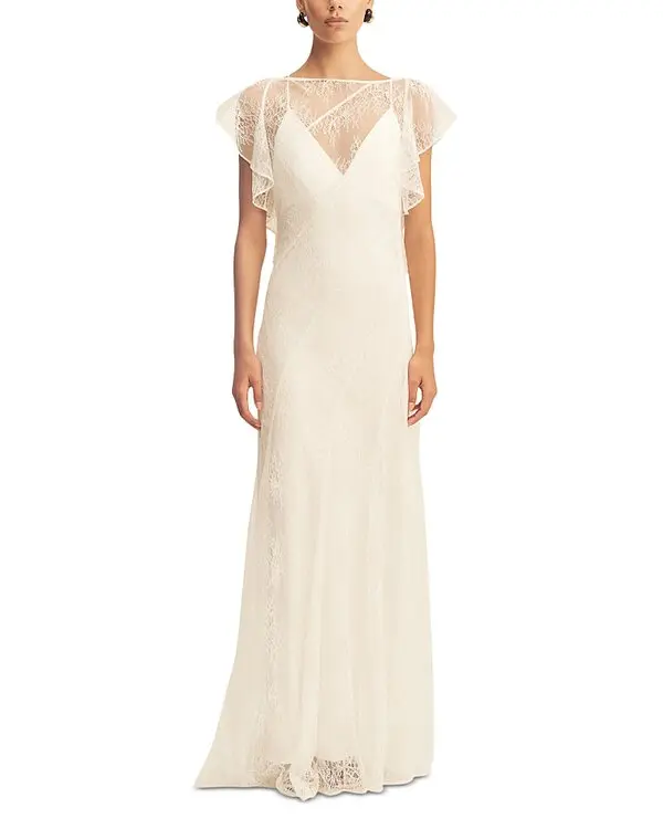 Shona Joy Labyrinth Lace Panel Maxi Dress