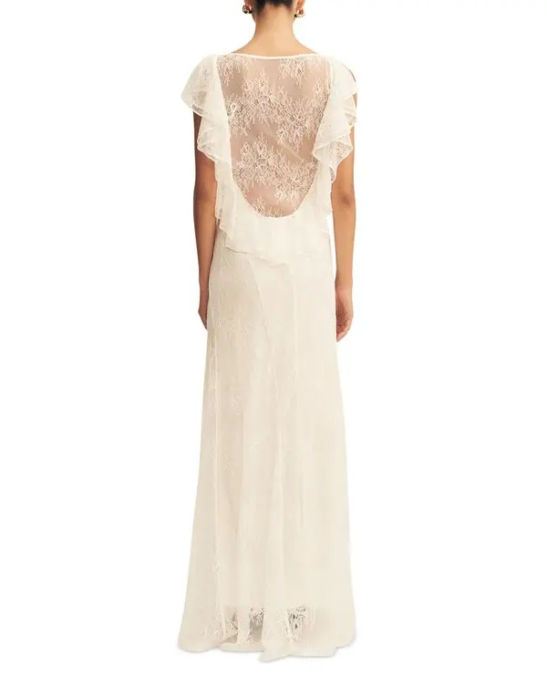 Shona Joy Labyrinth Lace Panel Maxi Dress