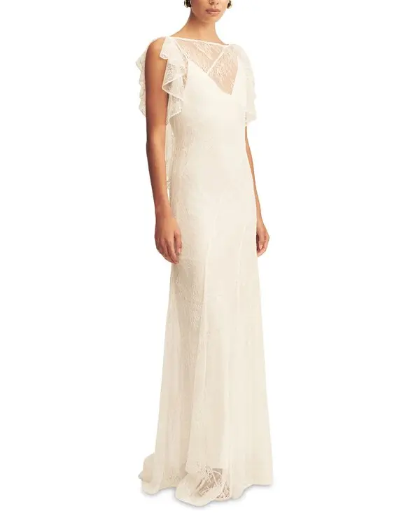 Shona Joy Labyrinth Lace Panel Maxi Dress