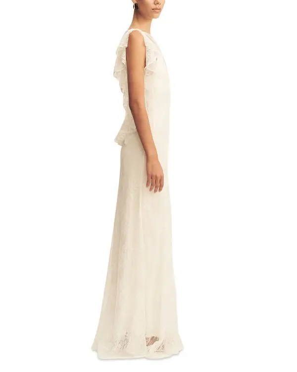 Shona Joy Labyrinth Lace Panel Maxi Dress