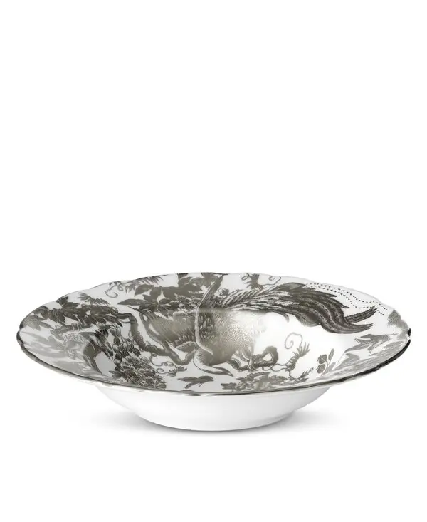 ROYAL CROWN DERBY Aves Platinum Soup Bowl