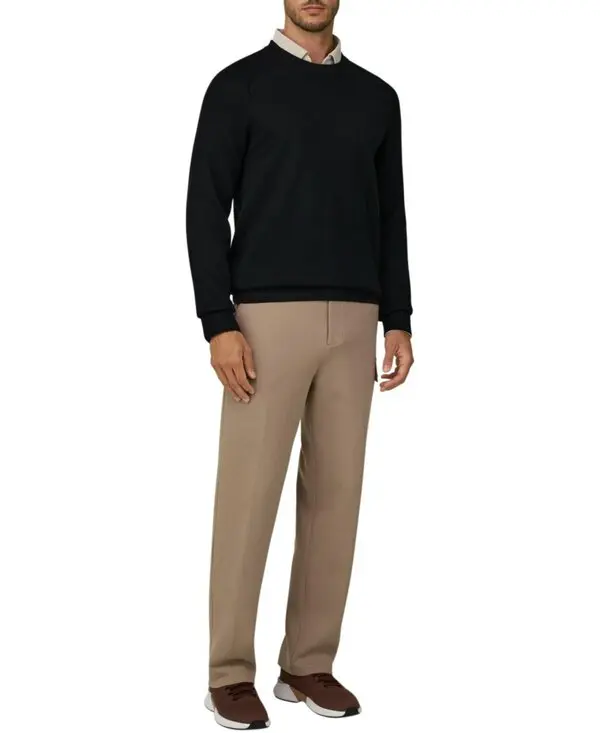 Boggi Milano Cotton Blend Scuba B Tech Joggers - Camel