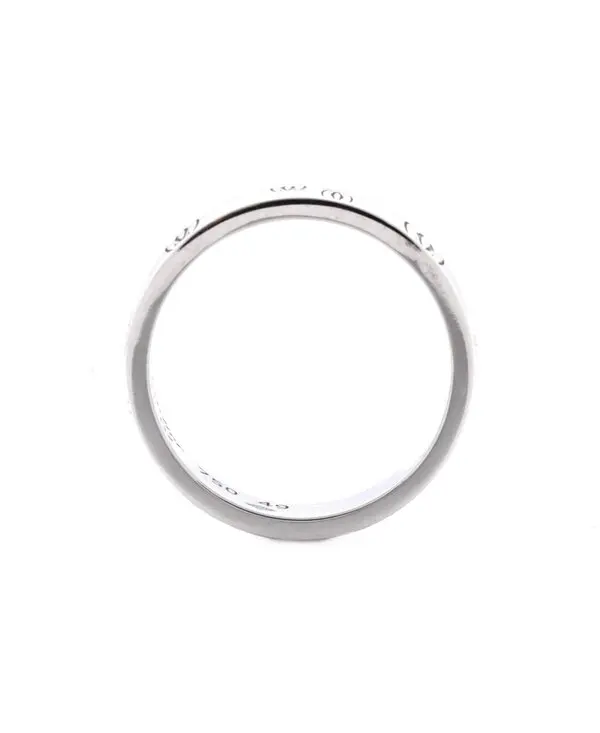 CARTIER 4mm C De Happy Birthday Band Ring 18k Gold