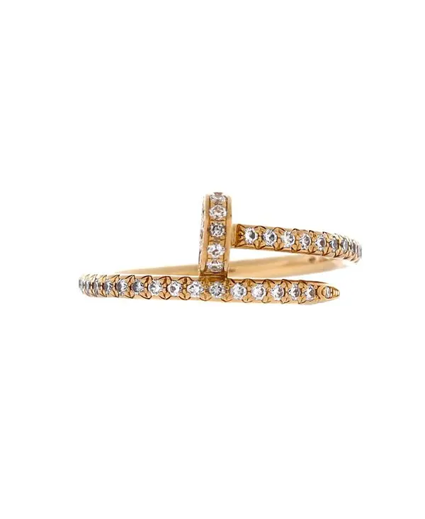 CARTIER Small Juste Un Clou Paved Ring 18k With Diamonds