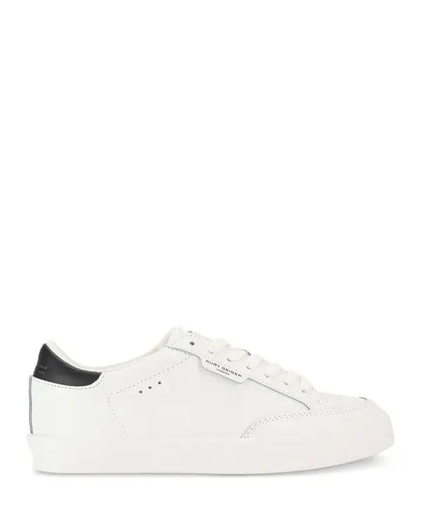 Kurt Geiger London Leather Sneakers - White/black