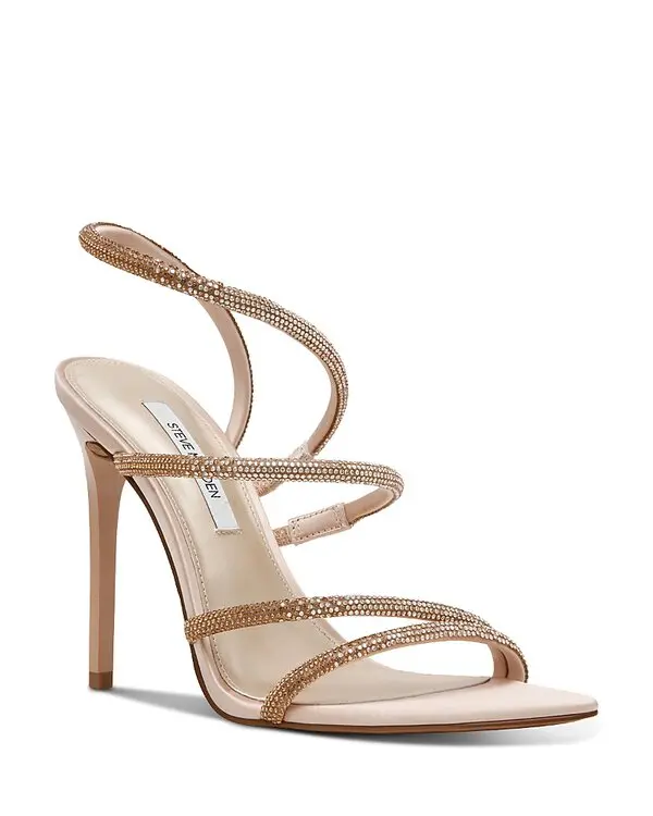 Steve Madden Sylo-r Rhinestone Satin Sandals