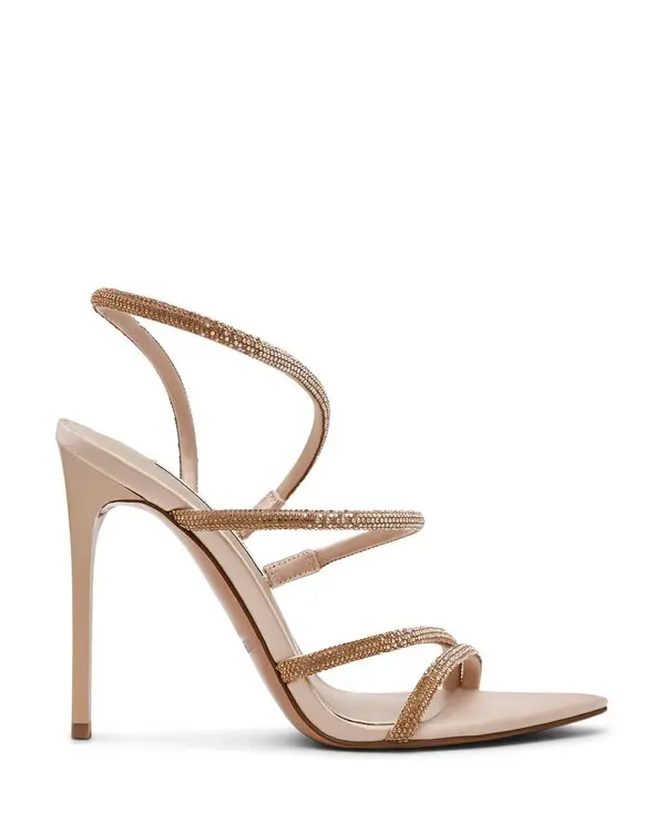 Steve Madden Sylo-r Rhinestone Satin Sandals