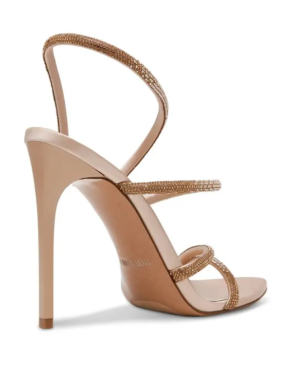 Steve Madden Sylo-r Rhinestone Satin Sandals