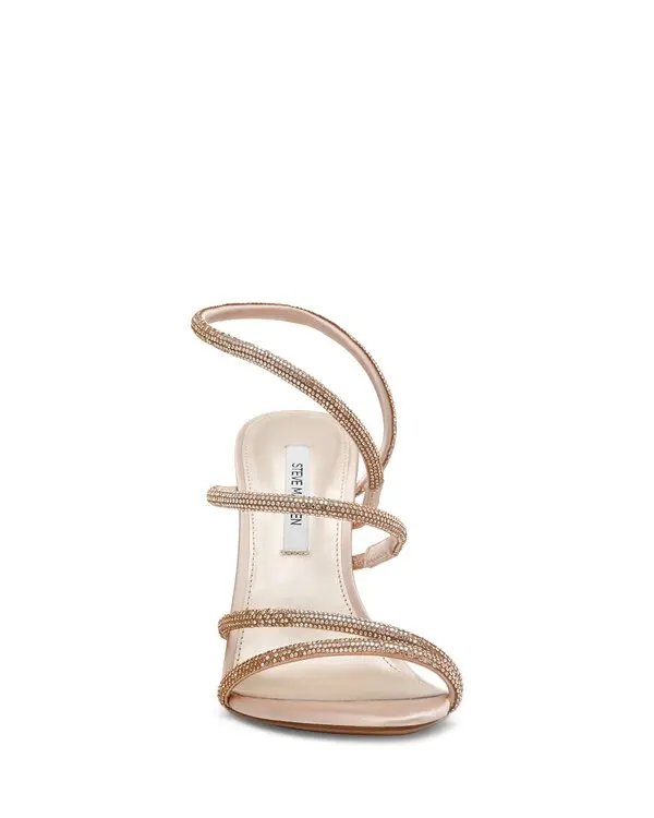 Steve Madden Sylo-r Rhinestone Satin Sandals
