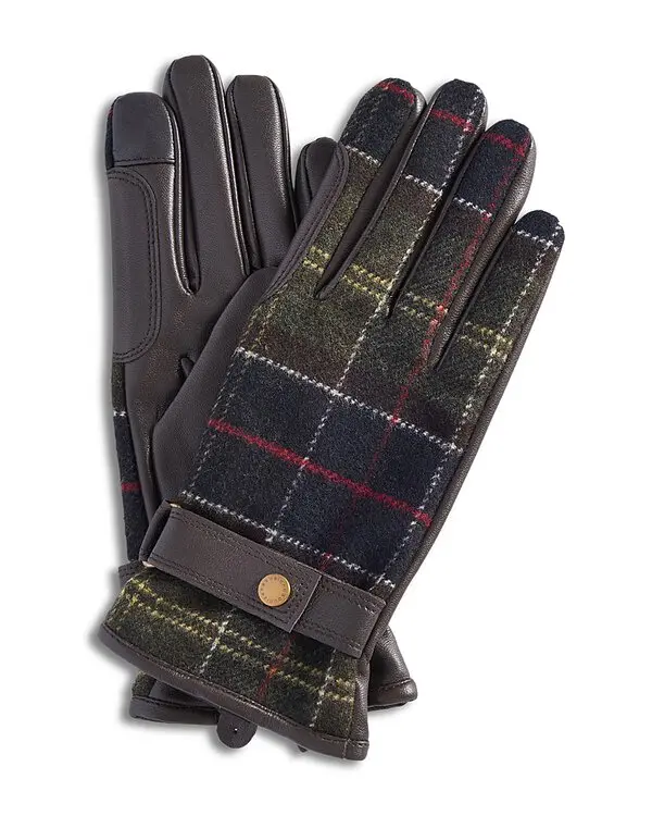 Barbour Aubrey Waterproof Tartan Tech Gloves - Classic