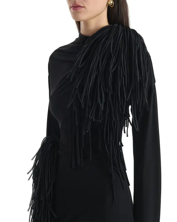 Altuzarra Garland Fringe Trim Dress