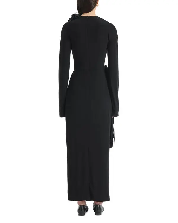 Altuzarra Garland Fringe Trim Dress