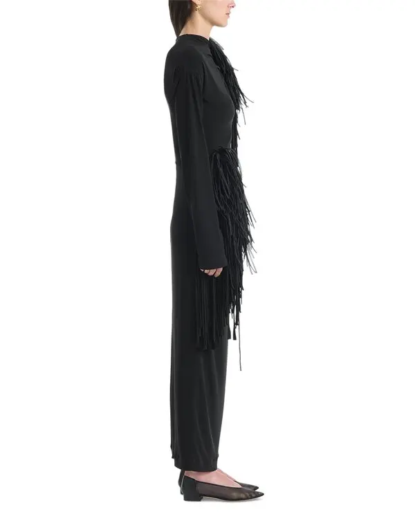 Altuzarra Garland Fringe Trim Dress