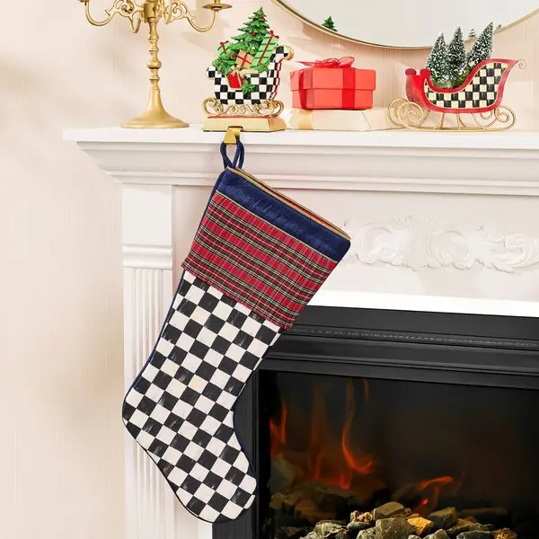 MACKENZIE-CHILDS Timeless Tartan Stocking