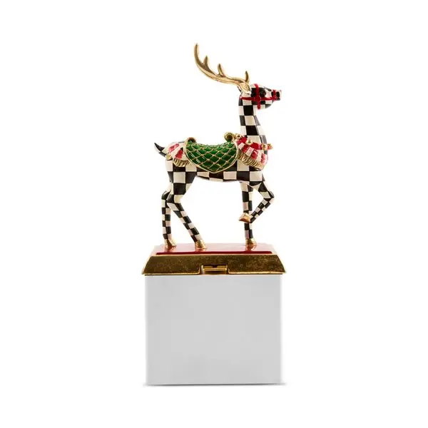 MACKENZIE-CHILDS Westminster Deer Stocking Holder Decor
