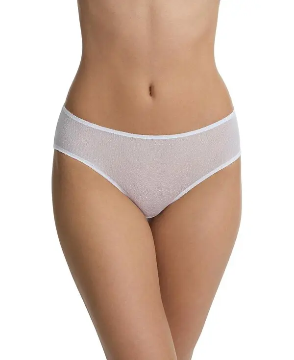 SKARLETT BLUE Jolie Sheer Lace Hipster - White